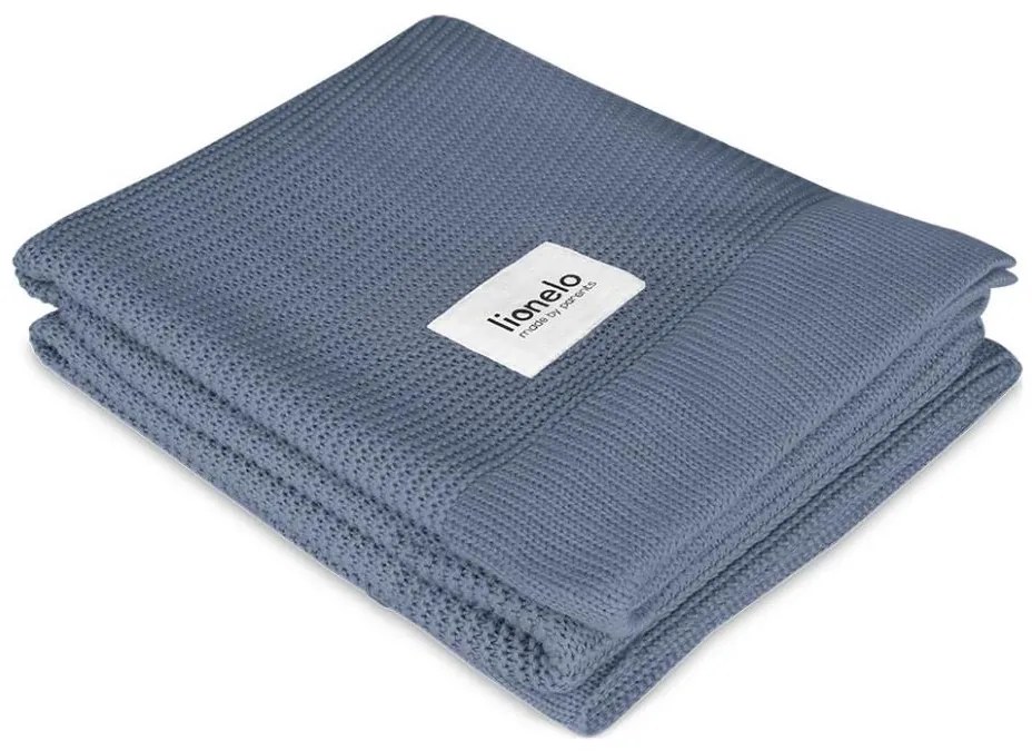 Lionelo - Bambusová deka BAMBOO BLANKET 75x100 cm Blue