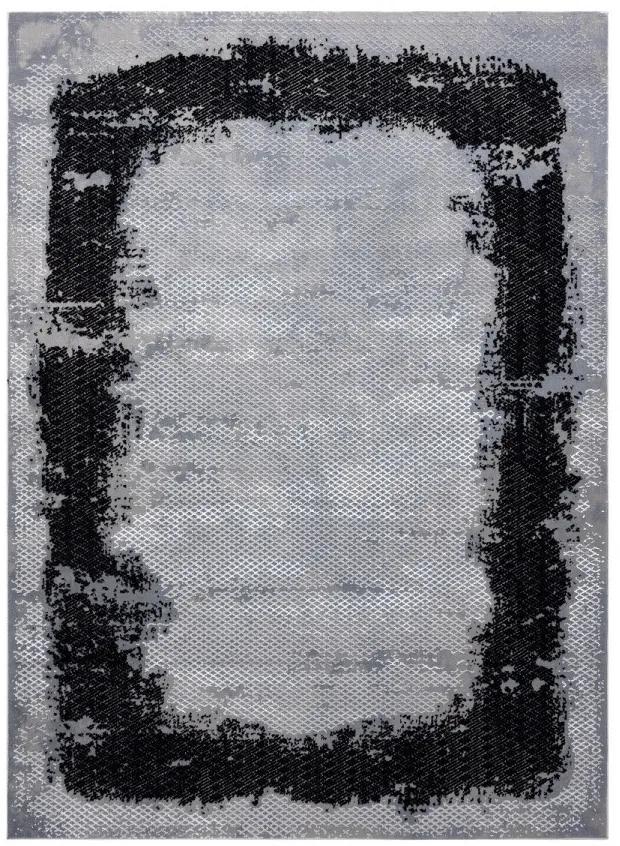 Hans Home | Kusový koberec Core A004 Frame black/light grey - 180x270