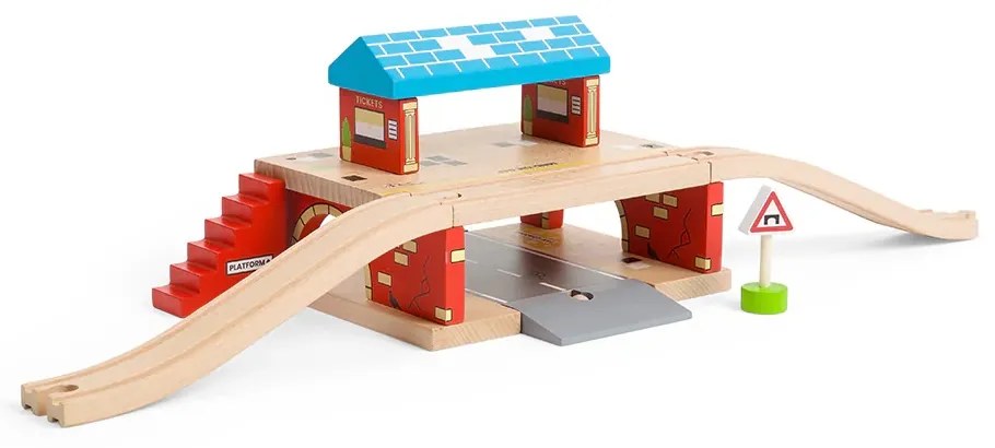 Bigjigs Rail Nádraží nad cestou