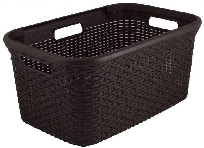 CURVER RATTAN STYLE 30476 Koš na prádlo 45 l hnědý