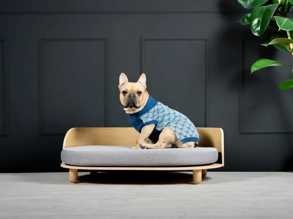 Obleček pro psy Labbvenn Pullo modrý Velikost: XL - 62 x 35 cm
