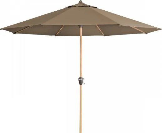 Doppler ALU WOOD zahradní slunečník 350 cm hnědá