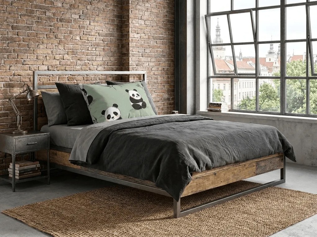 Povlak na polštář z mikrovlákna PANDA RELAX 70x90 cm, mentolový