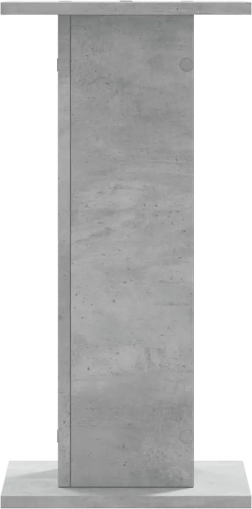 Stojany na rostliny 2 ks betonově šedé 30 x 30 x 60 cm kompozit 3307858