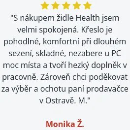 MERCURY Ergonomická kancelářská židle DELI - černá látka