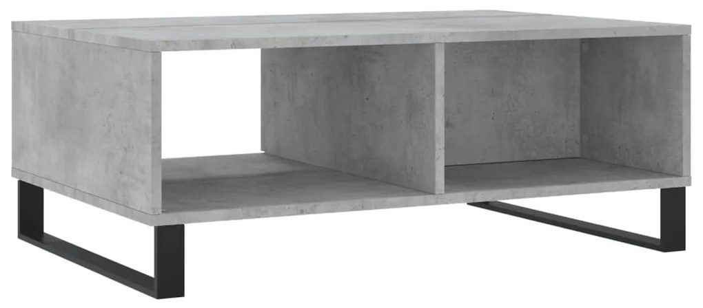 Konferenční stolek betonově šedý 90x60x35 cm kompozitní dřevo - Default Title