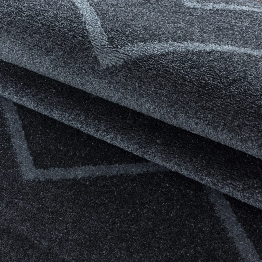 Ayyildiz, Kusový koberec Rio 4602 grey, 140x200, šedá, kancelář