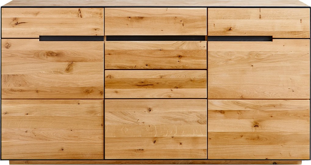 XXXLutz ŠIROKÁ KOMODA, divoký dub, barvy dubu, 165/85/42 cm Linea Natura - Šuplíkové komody - 001770000103