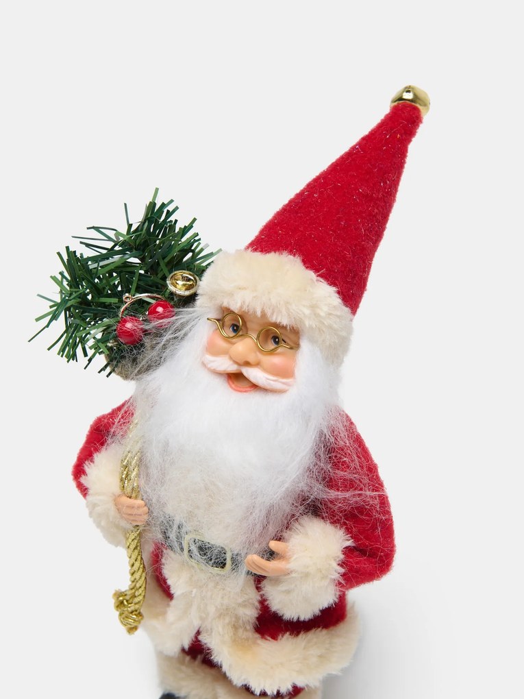 Sinsay - Stojící vánoční dekorace ve tvaru Santa Clause - červená