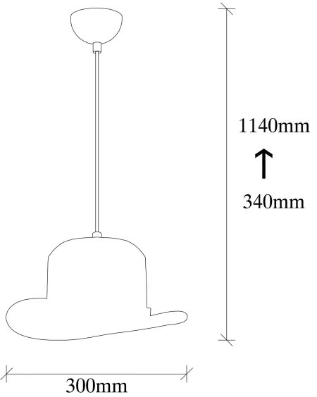 Lustr na lanku SIVANI 1xE27/100W/230V