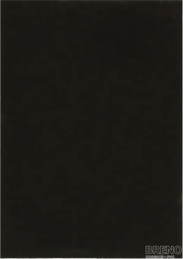 Breno Kusový koberec COLOR UNI Black, 140x200 cm, Černá