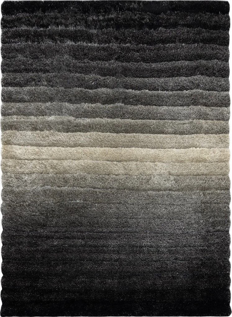 Kusový koberec Flim 007-B6 Stripes grey, 80x150, šedá, obývacia izba, Dywany Łuszczów