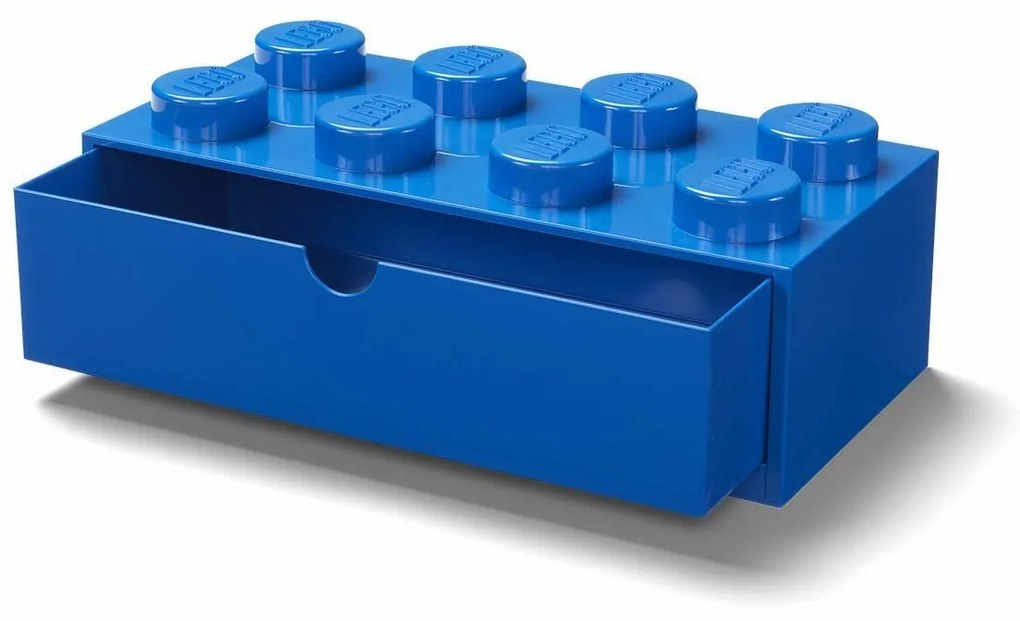 Stolní úložní box se zásuvkou Storage Box Drawer 8 | modrá