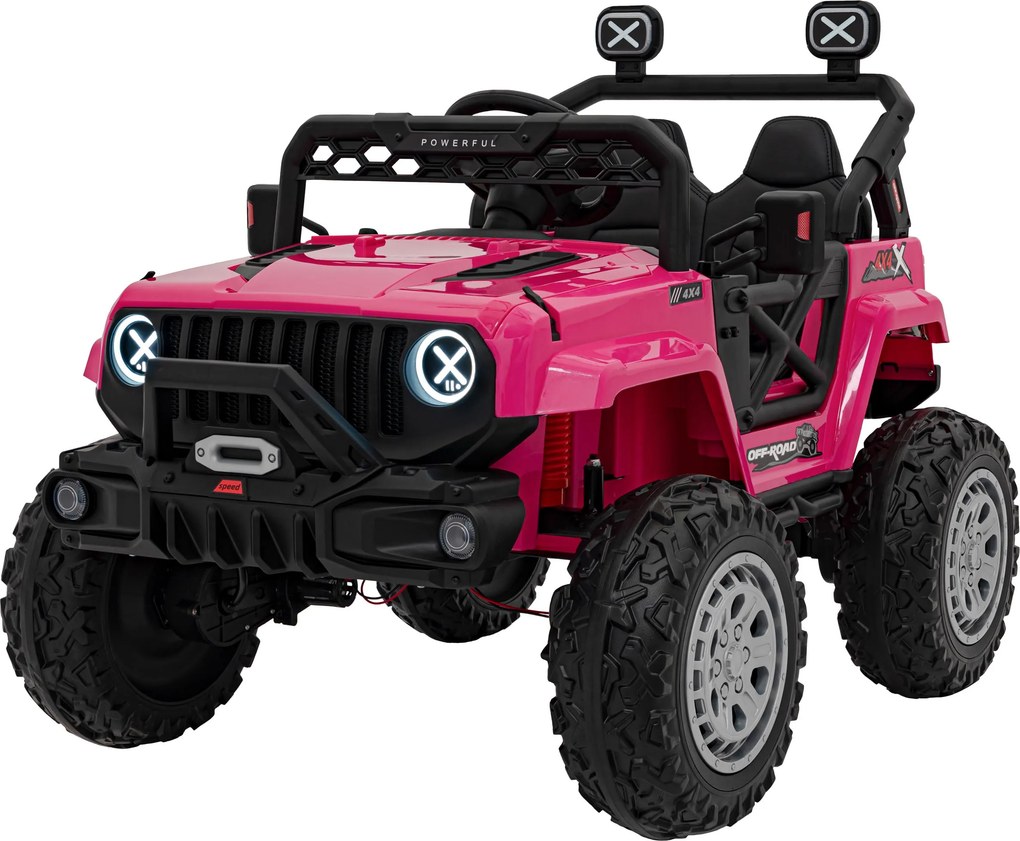 Ramiz Dětské elektrické auto OFF ROAD Speed Růžové