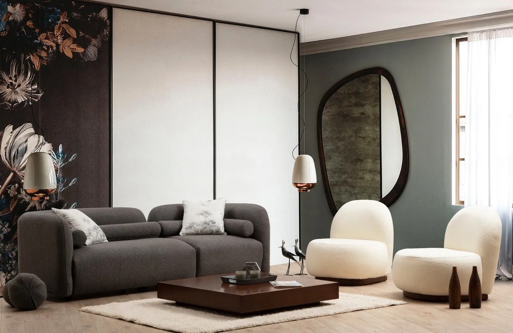 Hanah Home Pohovka VICTORIA šedá 859FTN2040