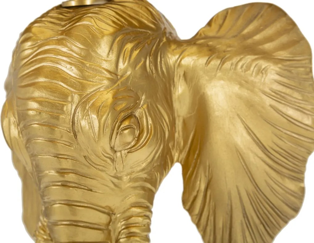 Stolní lampa Elephant 59 cm černo-zlatá