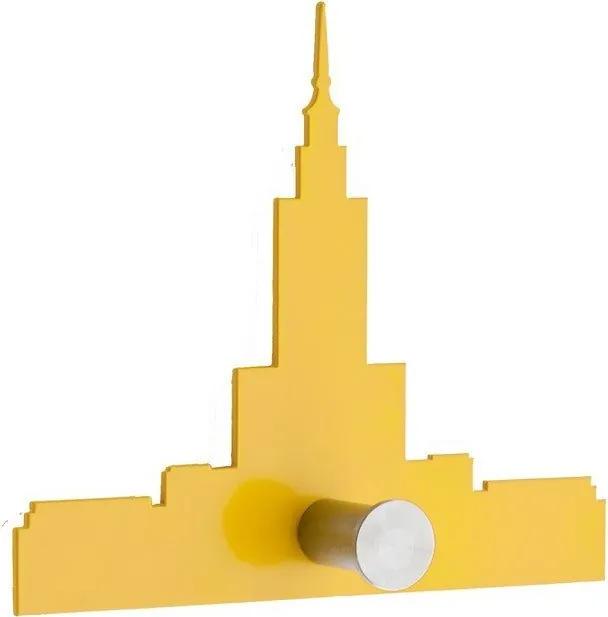 Věšák Pałac jednoduchý žlutý