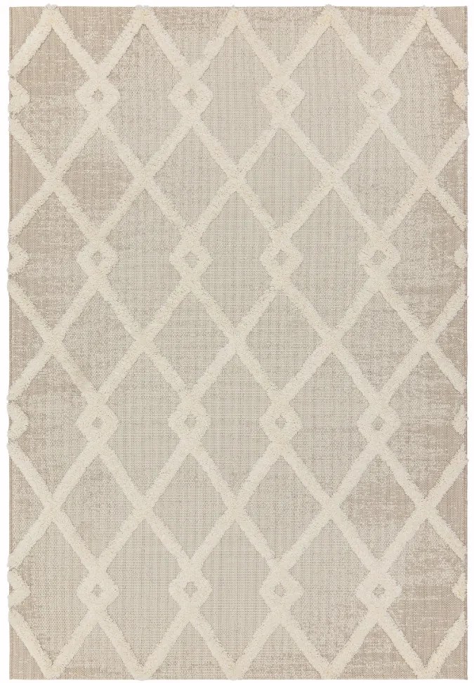 Tribeca Design Kusový koberec Mola Beige/Cream Diamond Rozměry: 160x230 cm