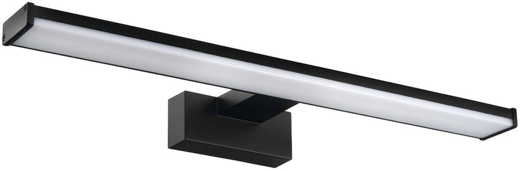 Sapho - LED svítidlo Chicago, 400x120x40 mm, 8W, matná černá AU468