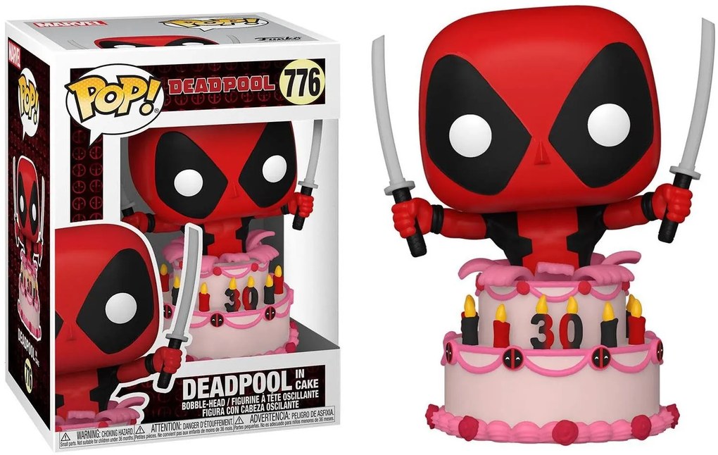 Figurka funko pop! deadpool in cake 776