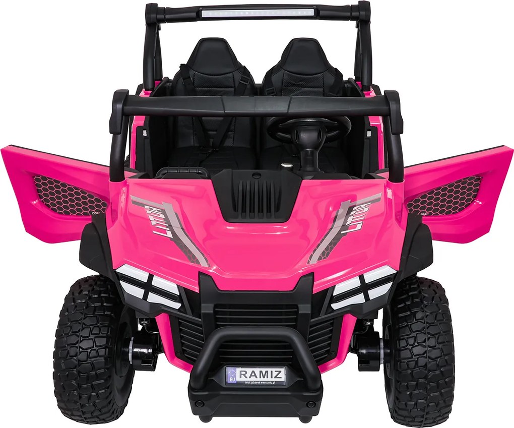 Ramiz Elektrická bugina Gravity pro děti růžová + pohon 4x4 + dálkové ovládání
