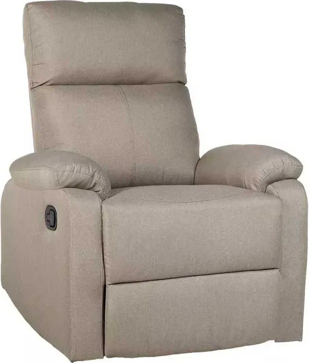LuxuryForm DESIGN Televizní křeslo CARLOS s polohováním - béžové