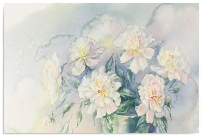 Obraz CARO - White Flowers 3 40x30 cm