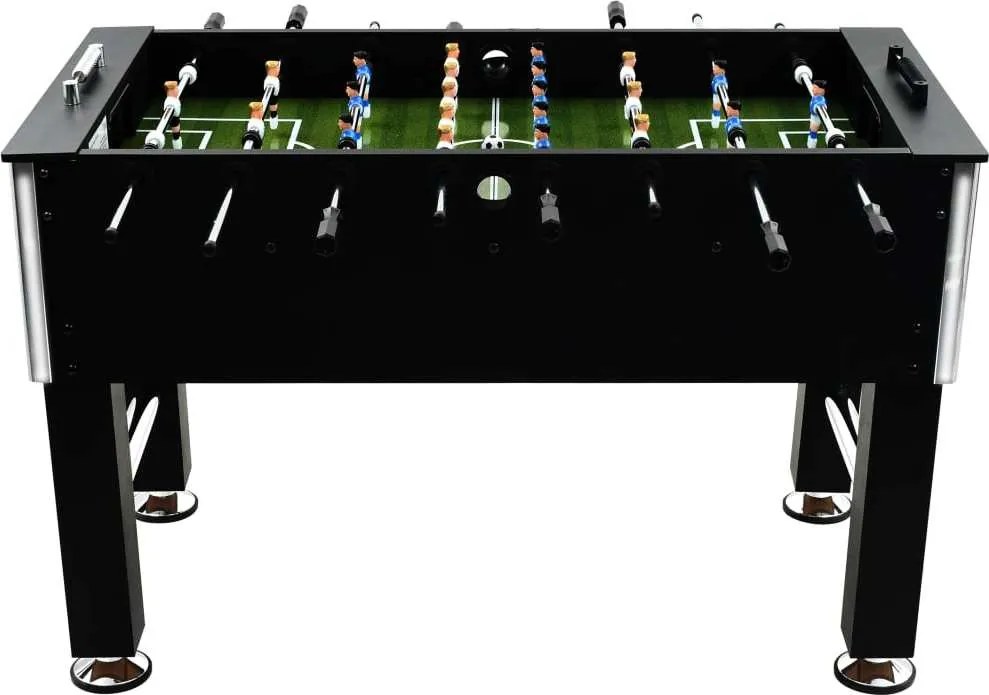 vidaXL Stolní fotbal ocel 60 kg 140 x 74,5 x 87,5 cm [91438] Barva: Černá