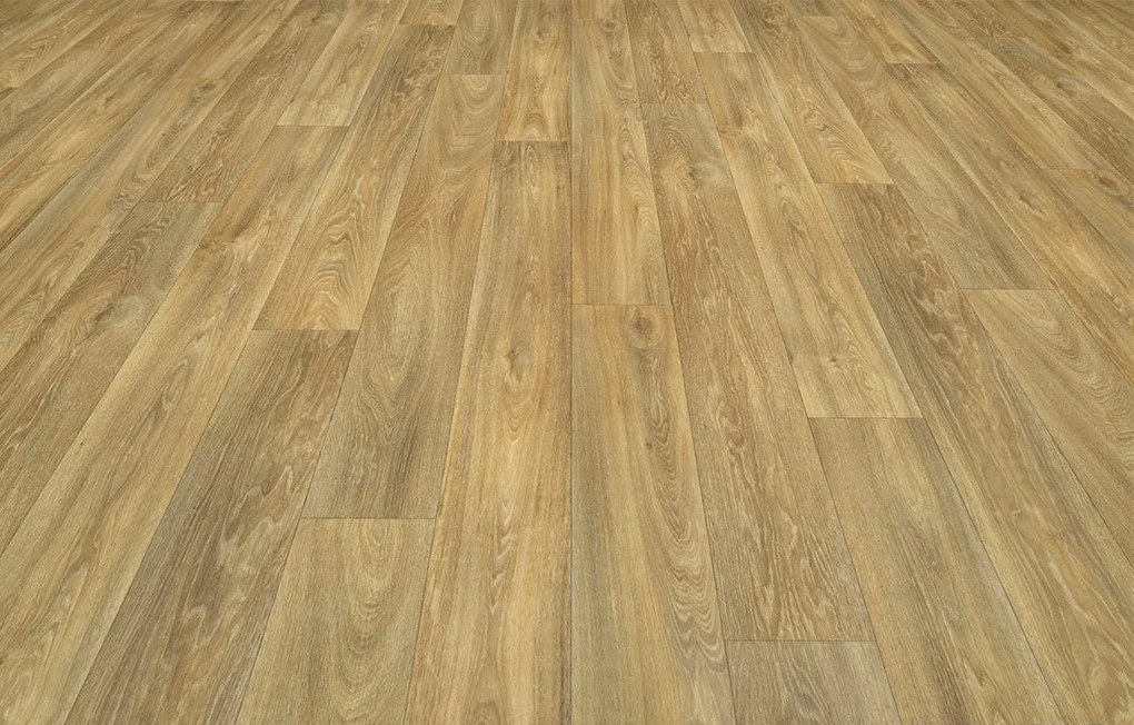 BEAUFLOR PVC podlaha - lino AMBIENT Havanna Oak 633M - světlé hnědé dřevo ŠÍŘKA: 4 m, POUŽITÍ: Zátěžové