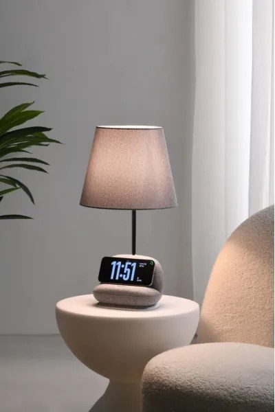 Immax 09109L - LED Stm stolní lampa s bez nabíjením Qi SOFA LED/6W/230V šedá