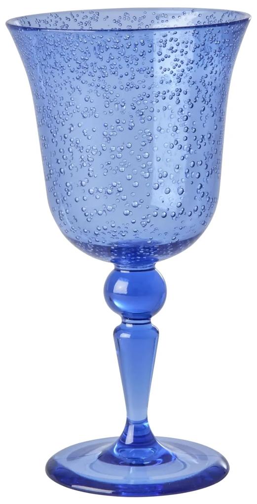 rice Sklenice na víno Acrylic Blue 360 ml, modrá barva, sklo