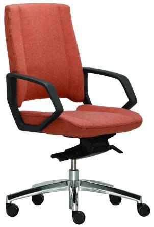 RIM Kancelářská židle Tea 1303 leštěné hliníkové područky GALERIE - Čalounění Rim LÁTKY 3 / MILTON, JET BIOACTIVE