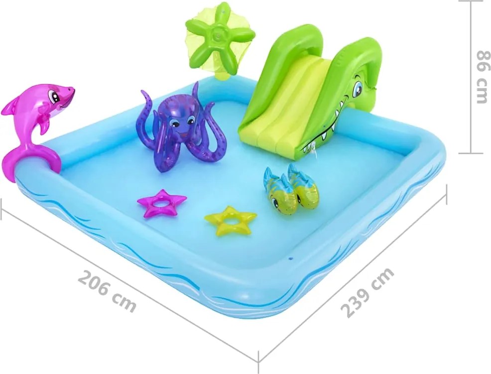 Bestway Hrací centrum Fantastic Aquarium 239 x 206 x 86 cm