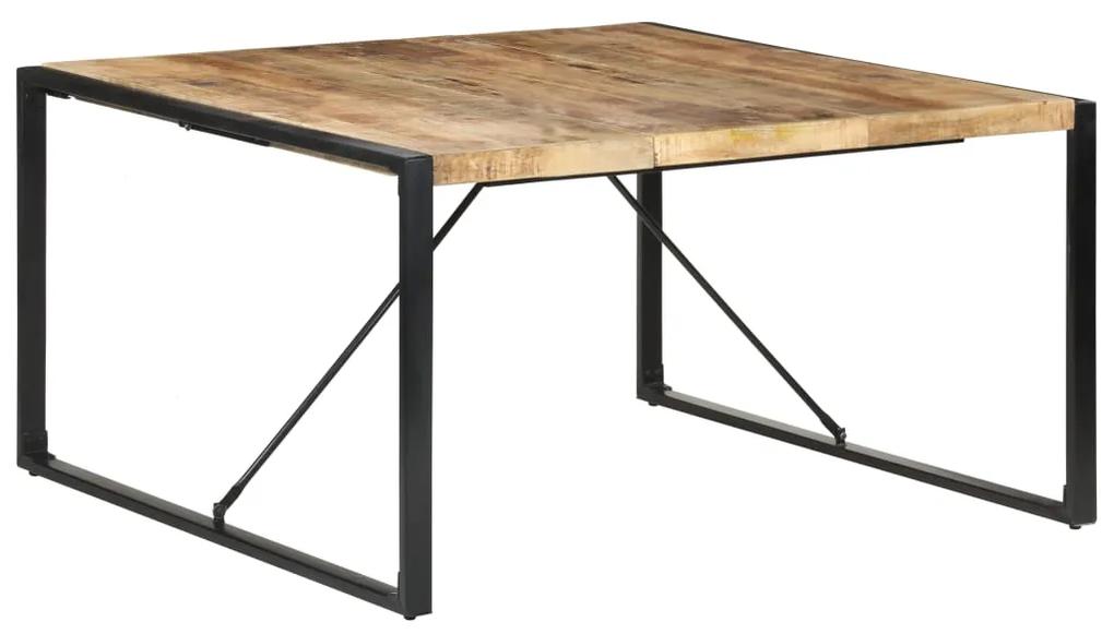 Jídelní stůl 140 x 140 x 75 cm hrubé mangovníkové dřevo,  321572