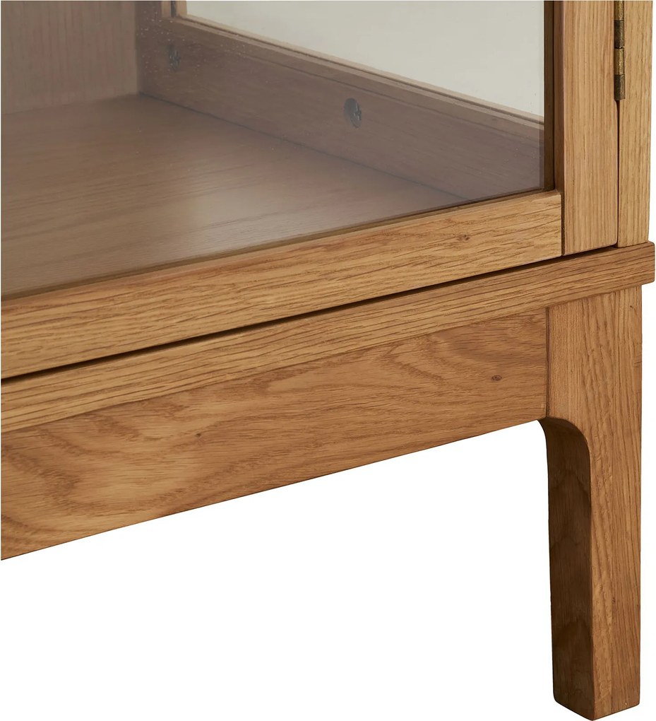 House Nordic Prosklený kabinet ZAMORA 180x90cm dub 3001502