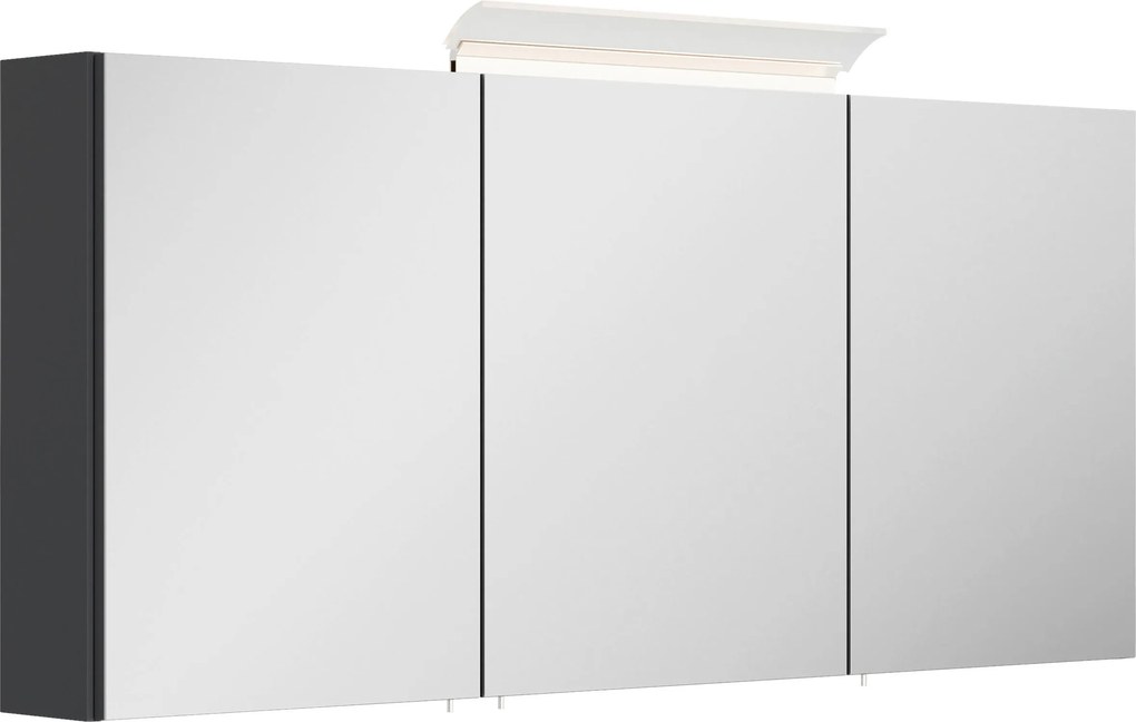 XXXLutz ZRCADLOVÁ SKŘÍŇKA, barvy grafitu, 140/62/17 cm MID.YOU - Online Only koupelnové skříňky - 00000D000823