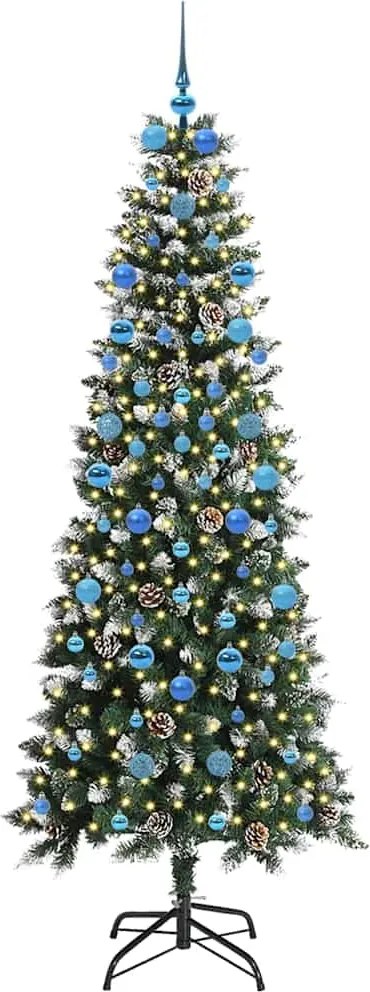 Umělý vánoční stromeček Zelená 210 cm PVC, plast a ocel 3395839