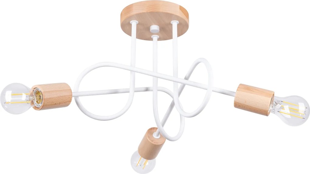 Sollux Lighting Lustr EMBER 3 bílý