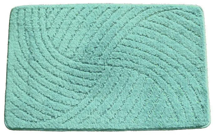 Ervi koupelnová předložka tyrkysová Comfort, 1 set