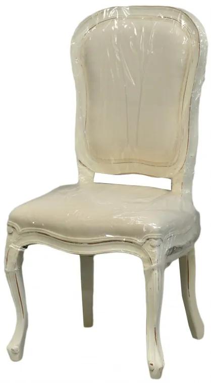 Bramble Furniture Židle Antoinette, bílá patina