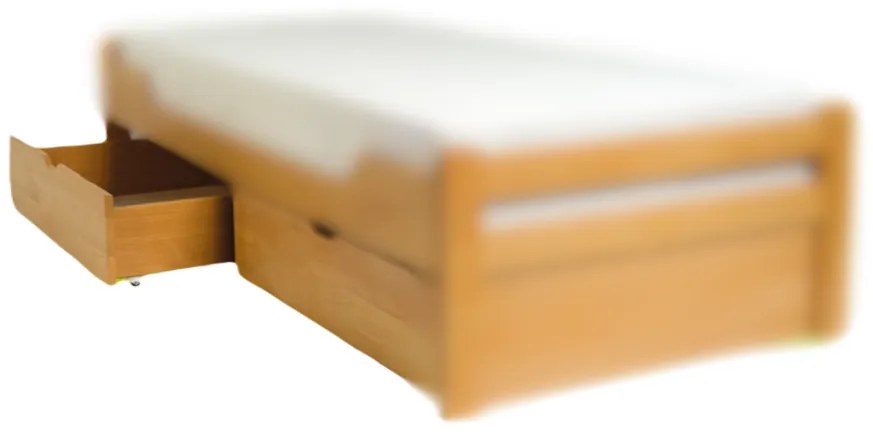 Zásuvka pod postel 75x90 - buk Buk bílá