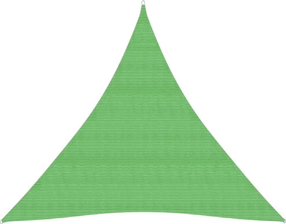 vidaXL Stínící plachta 160 g/m² 4,5 x 4,5 x 4,5 m HDPE [311150] Barva: světle zelená