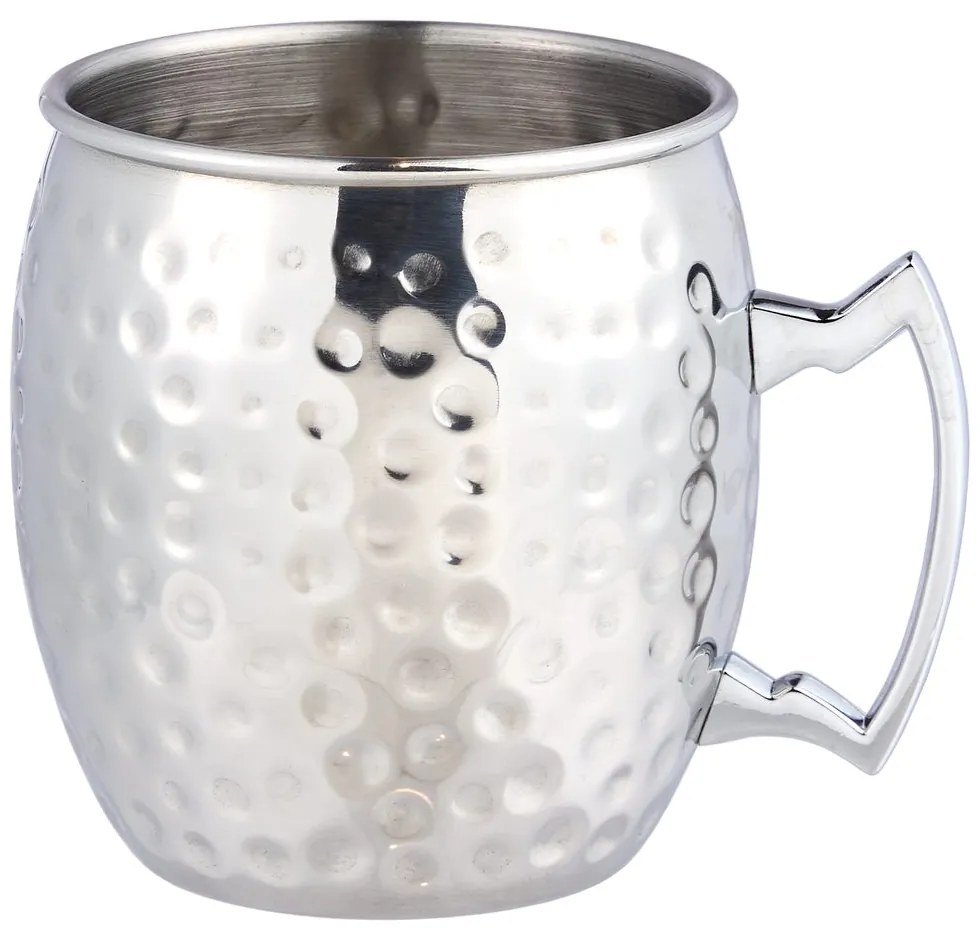 MOSCOW MULE Hrnek tepaný 470 ml - stříbrná