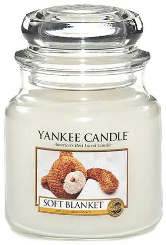 Yankee candle Svíčka ve skleněné dóze Yankee Candle - Jemná přikrývka 169633, 410 g