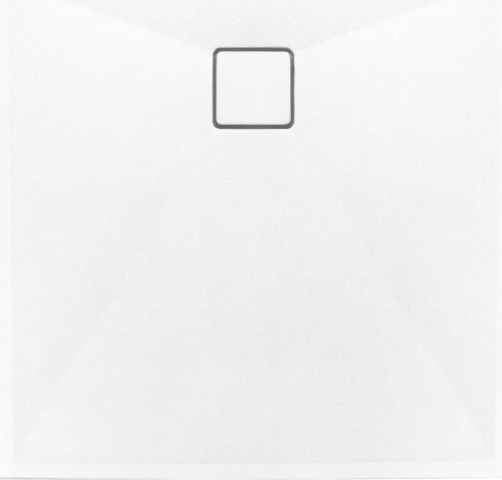 Deante Correo, obdélníková granitová sprchová vanička 90x90x3,5 cm, bílá matná, DEA-KQR_A41B