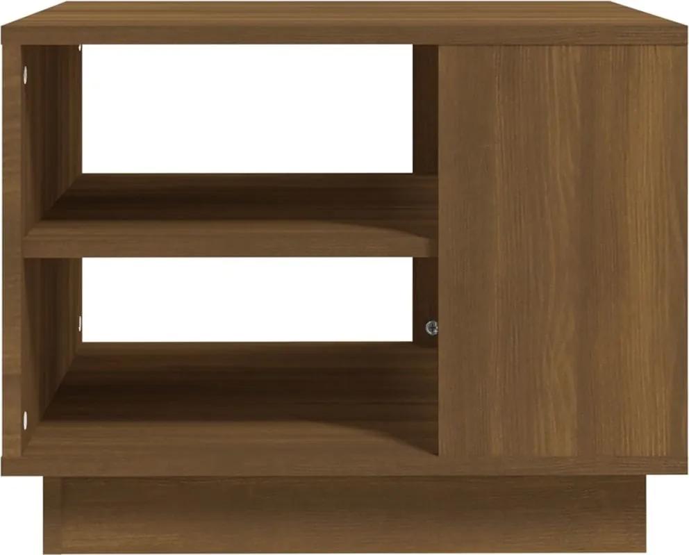 vidaXL Konferenční stolek 55 x 55 x 43 cm kompozitní dřevo [813088] Barva: kouřový dub