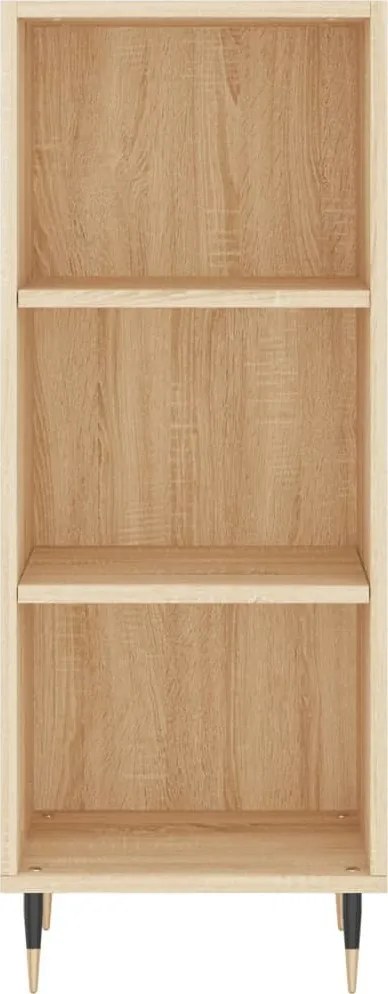 vidaXL Skříň highboard 34,5 x 34 x 180 cm kompozitní dřevo [3198964] Barva: hnědý dub