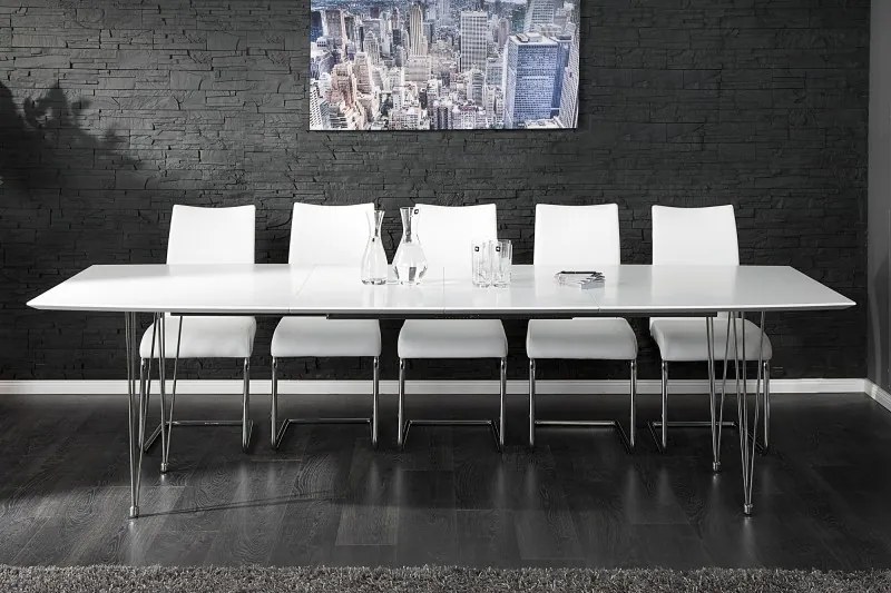 Bighome - jídelní stůl ARCTEC 170 – 270 cm – bílá