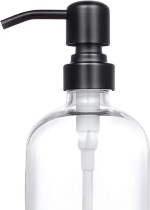 Arte Regal Dávkovač na mýdlo/šampón/kondicionér dávkovač - 0,5l - čiré sklo