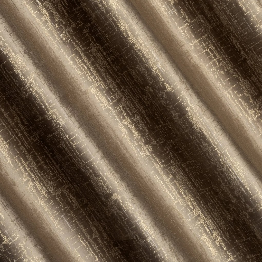 ZATEMŇOVACÍ ZÁVĚS NA KROUŽCÍCH MARSALA 140X250 CM HNĚDÁ